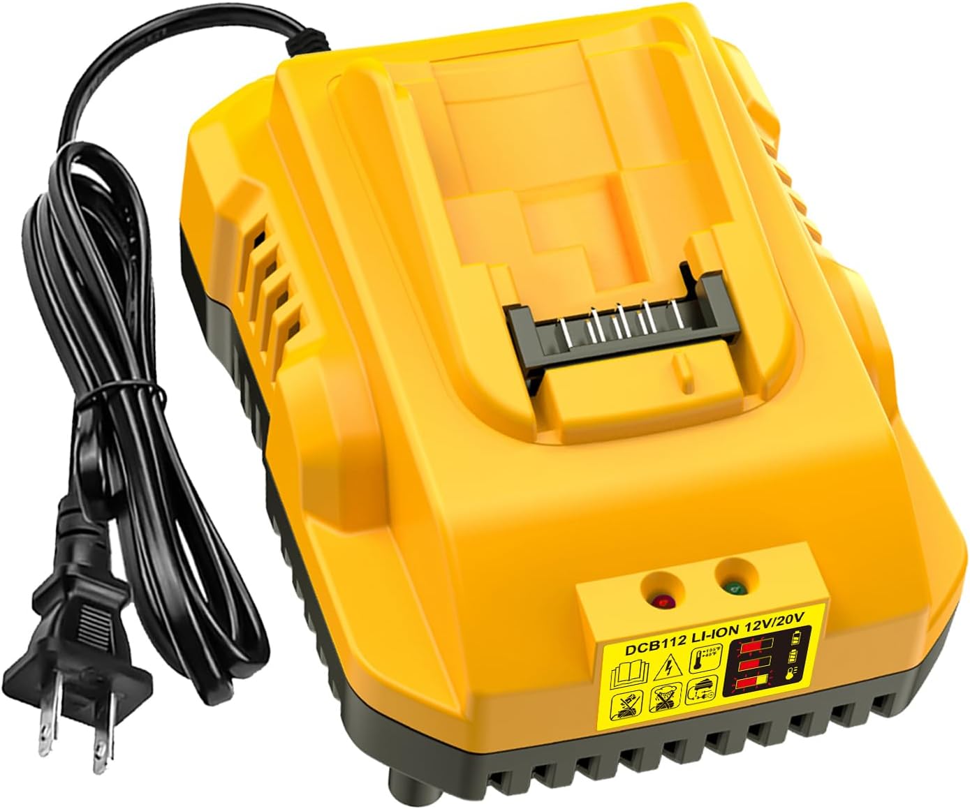 Lenoya Upgraded DCB112 Charger Replacement for Dewalt 12V/20V Max ...