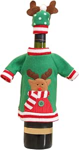 Amazon.com | hokojix Sweater Festival Wine Bottle Holiday Wine Bottle ...