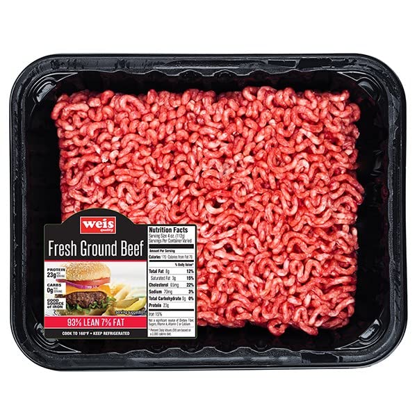 Amazon.com: Weis Quality, Ground Beef 93% Lean : Grocery & Gourmet Food