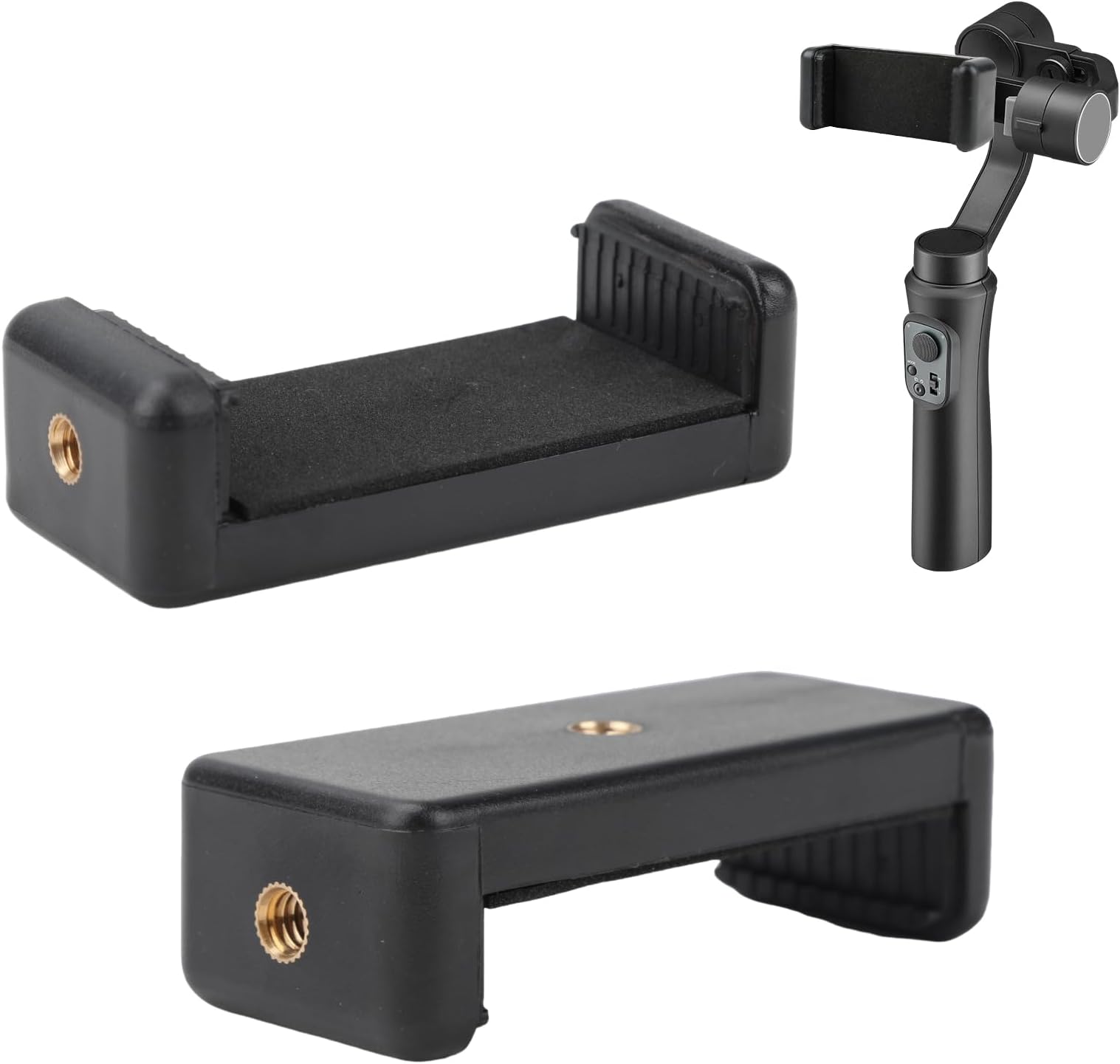 Amazon.com: ThtRht 2 Pack Mic Stand Phone Holder Pole Mount Clamp ...