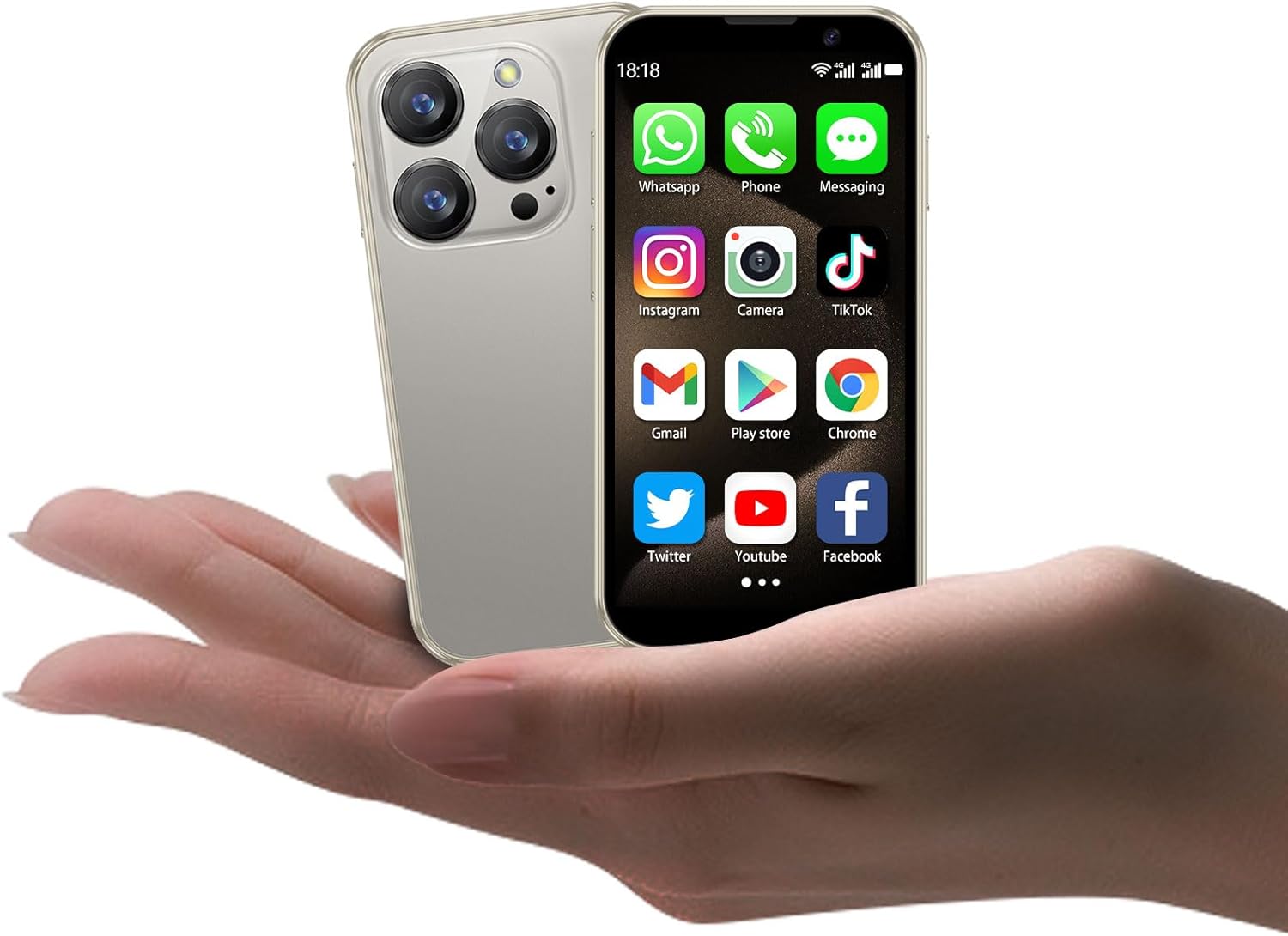 Amazon.com: soyes Mini Phone World's Smallest 3.0" HD Touch Screen Mini ...