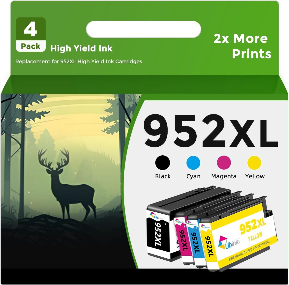 Amazon.com: Ubinki 952 XL 952XL Ink Cartridge Replacement for HP 952 ...