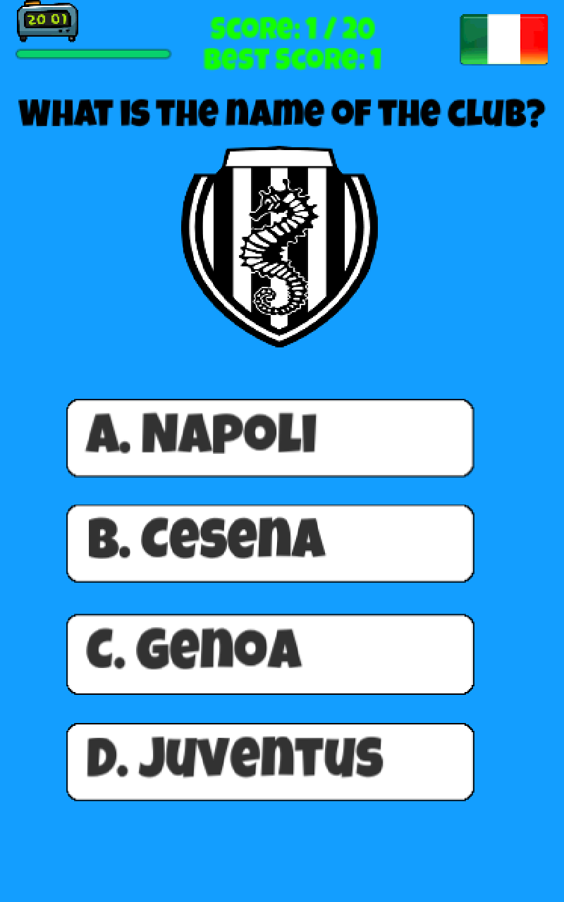 Italy Football Logo Quiz - App on Amazon Appstore