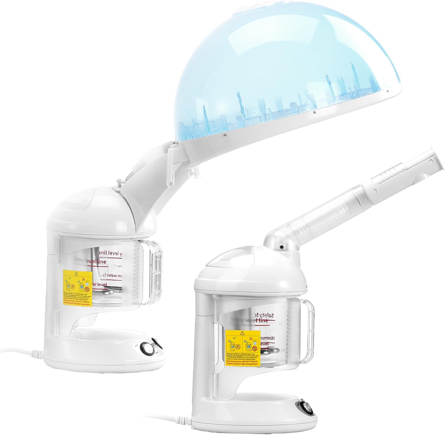 Amazon.com: VEVOR Hair Steamer, 2 in 1 UV Ozone Hair & Facial Steamer ...