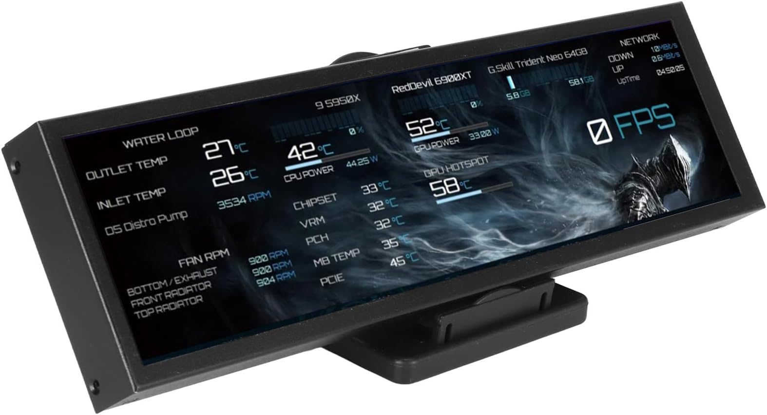 Amazon.com: 8.8in Computer Temp Monitor, USB Screen for AIDA64 CPU GPU SSD Data Monitor, PC ...