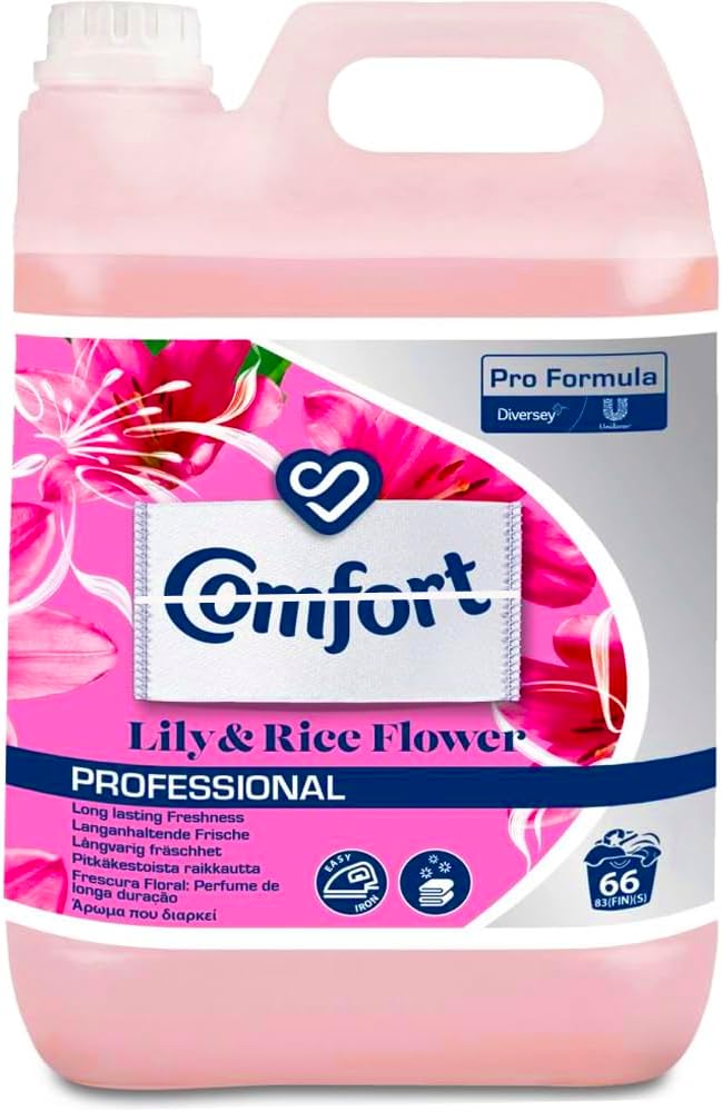 Comfort 5L Professional Lily & Riceflower Fabric Softener Conditioner ...