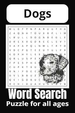 Dog word search puzzle book: Word Searches with Easy to Read Print ...