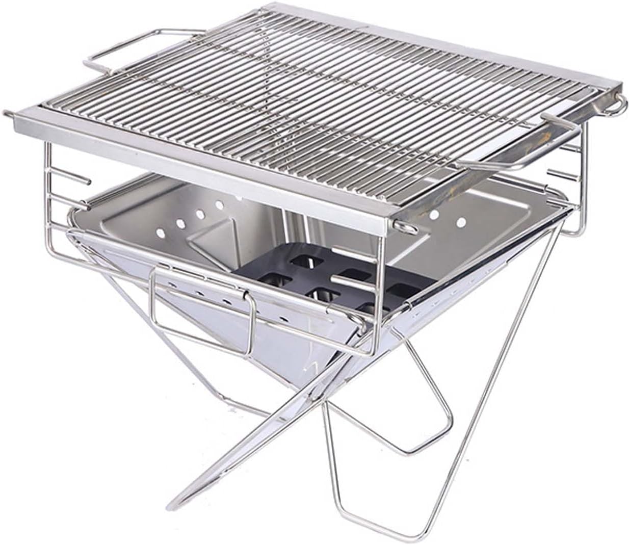 Amazon.com: BNEI Charcoal Grill, Portable Folding Grill, Easy to ...