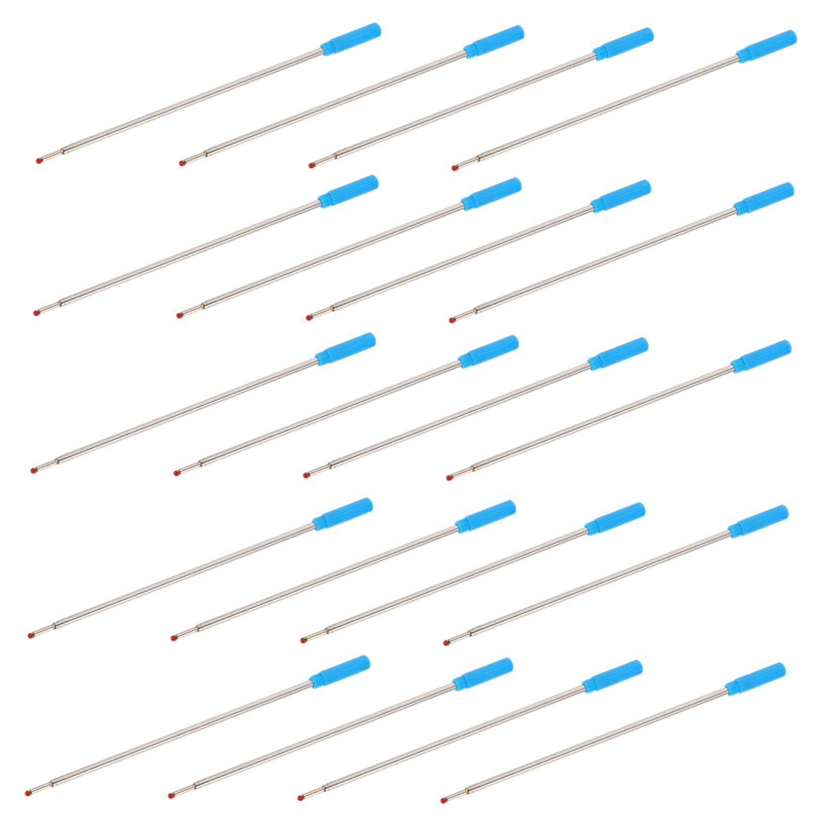 Amazon | NUOLUX 50個 ボールペン リフィル ゲルインクペンリフィル 液体インクペンリフィル ペンリフィル ブルー ゲルマーカーペンリフィル インクペンカートリッジ ...