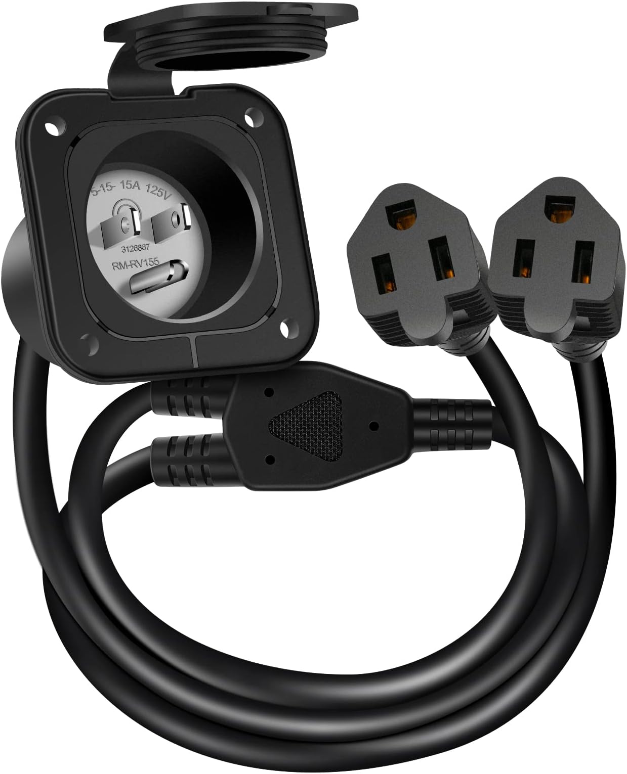 Amazon.com: SS VISION 15A AC Port Plug with Power Inlet Socket, 125V ...