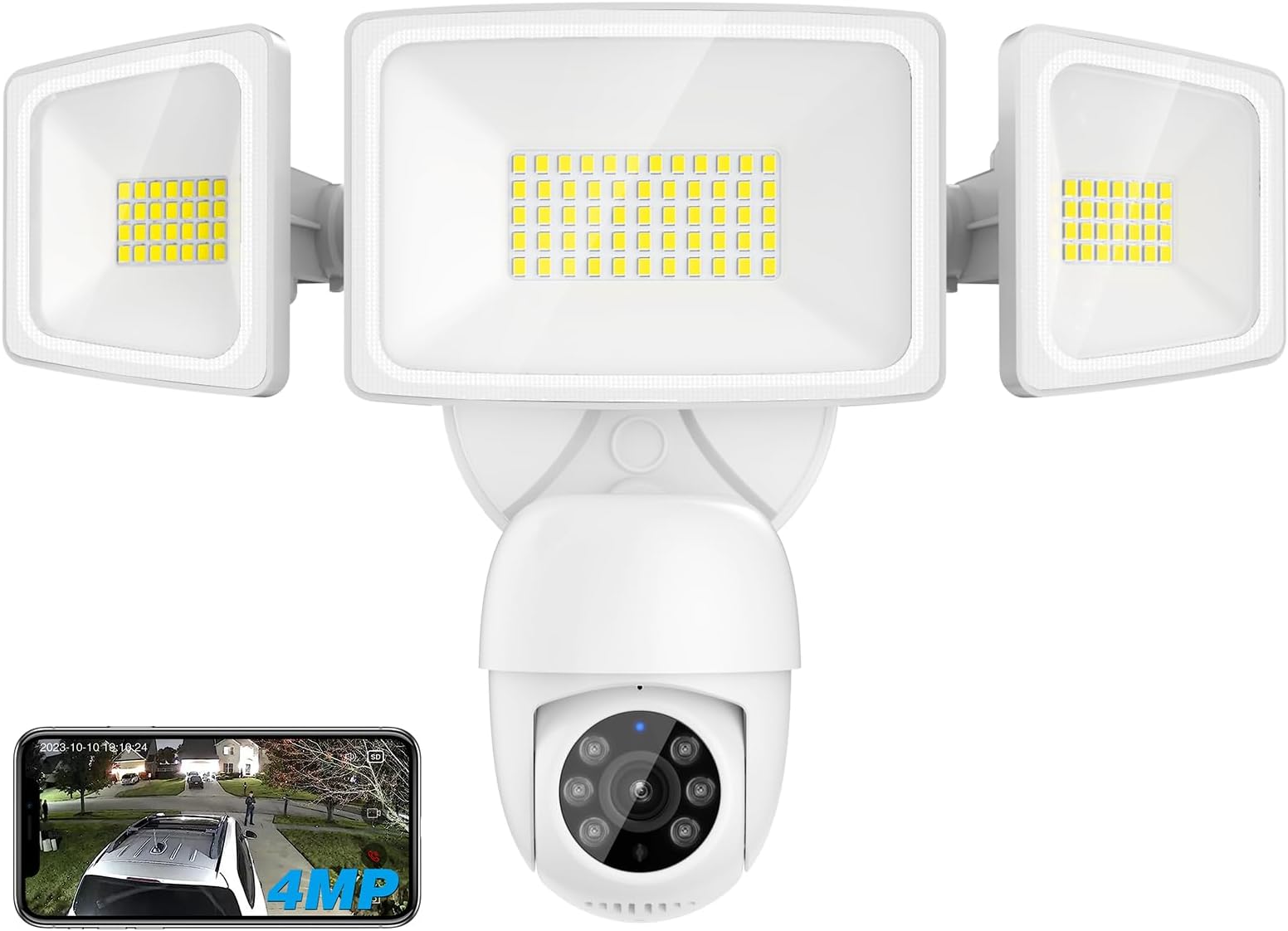 Amazon.com : Onforu Floodlight Camera Outdoor, 2K Smart Home Security ...