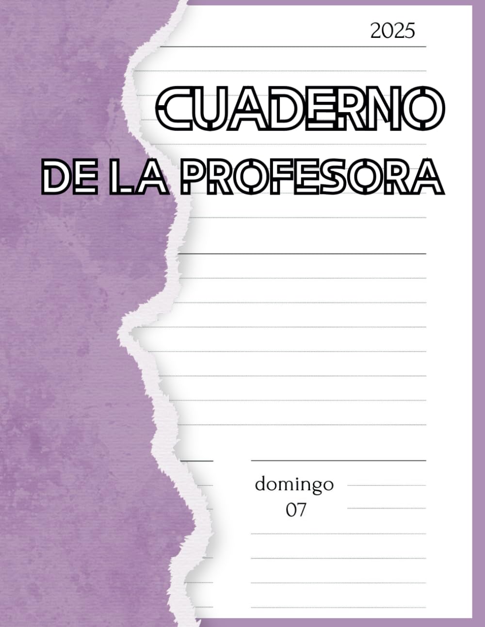 Cuaderno de la profesora 2025-2026: Organización del año escolar 2025 ...
