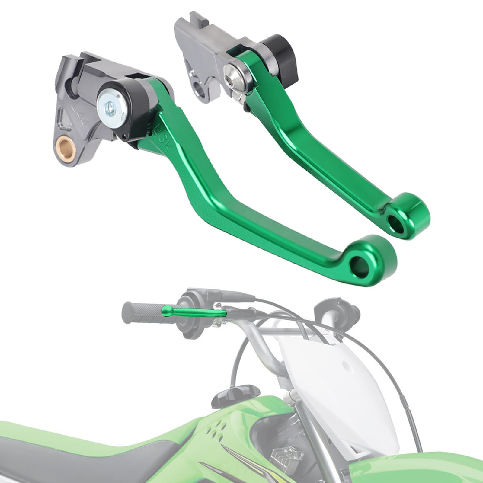 Klx 110 Adjustable CNC Brake & Clutch Levers For KLX110/KLX110L (2010 ...