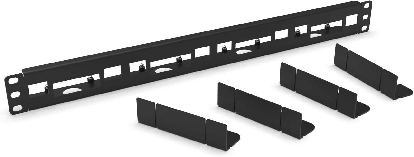 GeeekPi 1U Rack Kit für Raspberry Pi 4B, 19" 1U Rackmount Unterstützt 1 ...