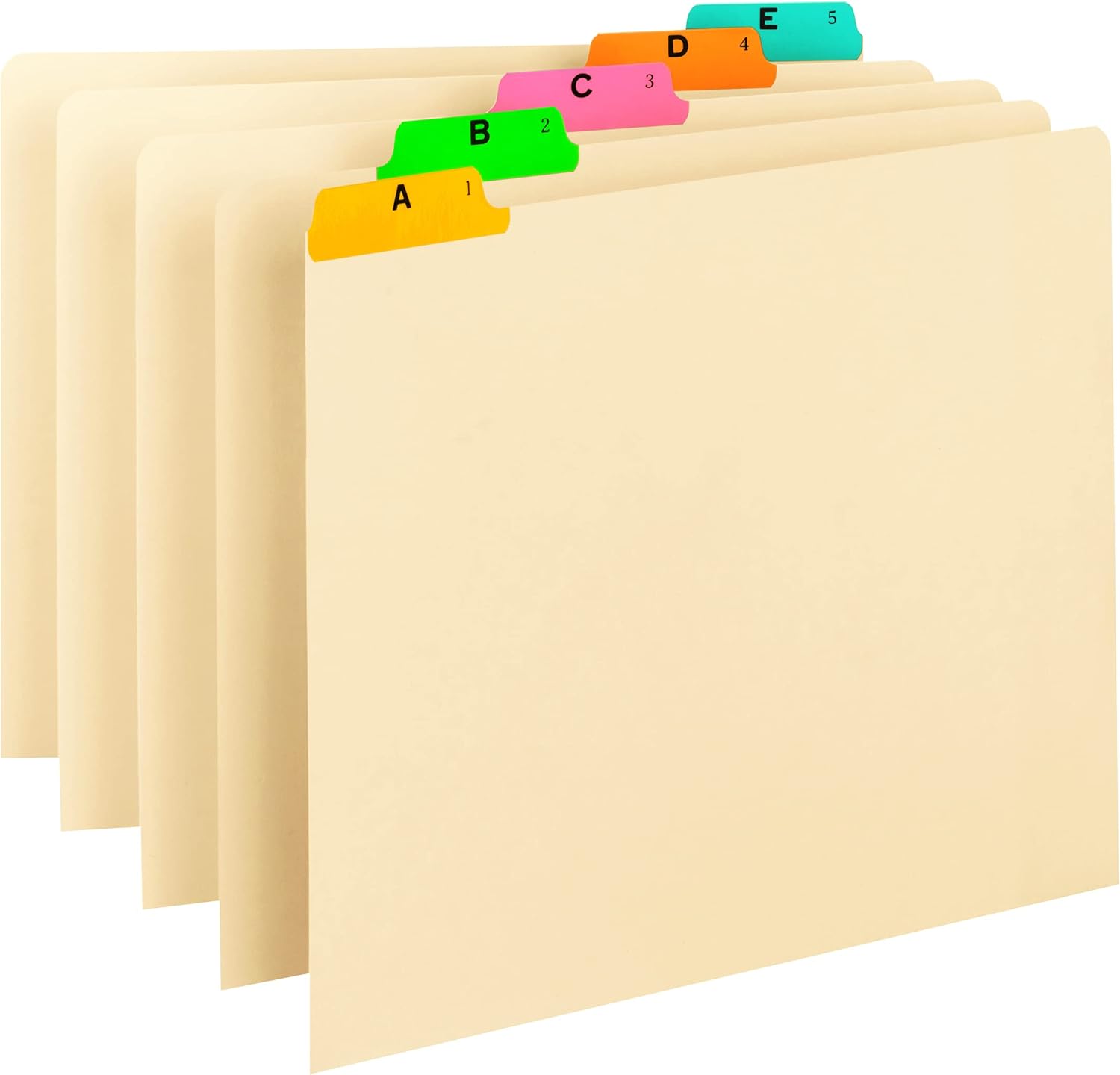 Amazon.com : Smead top Tab File Guides, 25 Count, Manila, Made of 100% ...