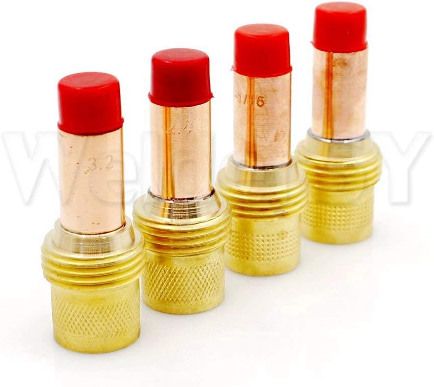 4pcs Gas Lens Collet Body 45V24 45V25 45V26 45V27 0.040"-1/8'' Fit WP ...