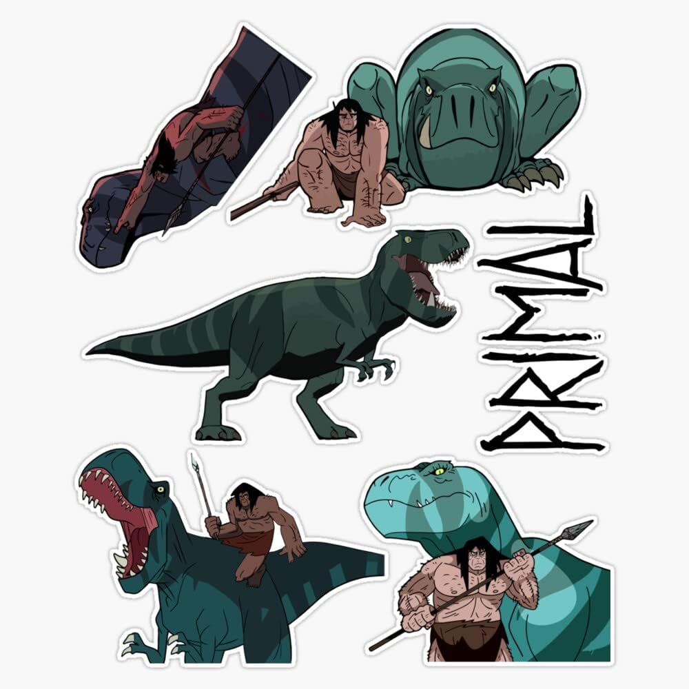 Amazon.com: Genndy Tartakovskys Primal #8 Sticker Decal Size 5" : Toys ...