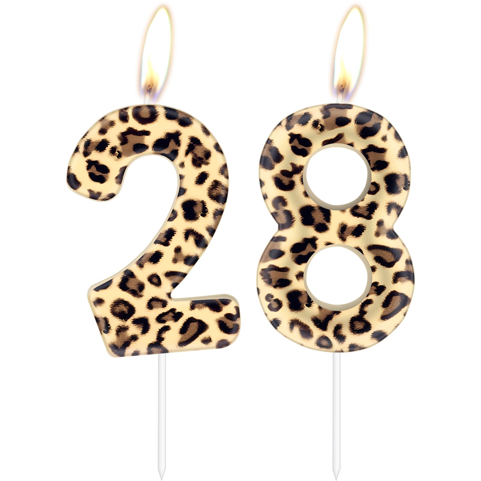 Leopard Print Birthday Candles Amazon.com: Leopard Print Number 8