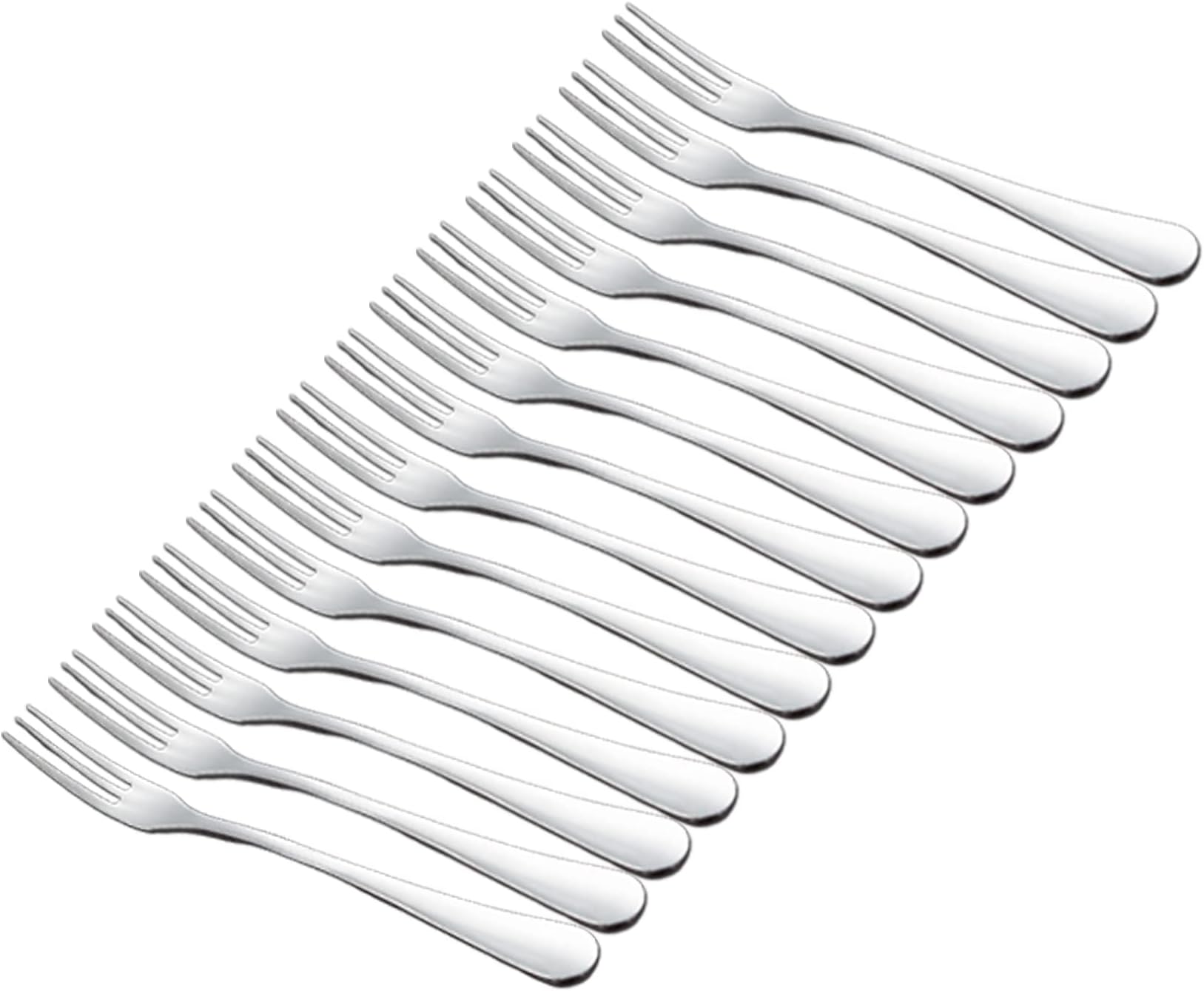 Amazon.com: Gourmet Settings Twist Cocktail Forks Stainless Steel Set ...