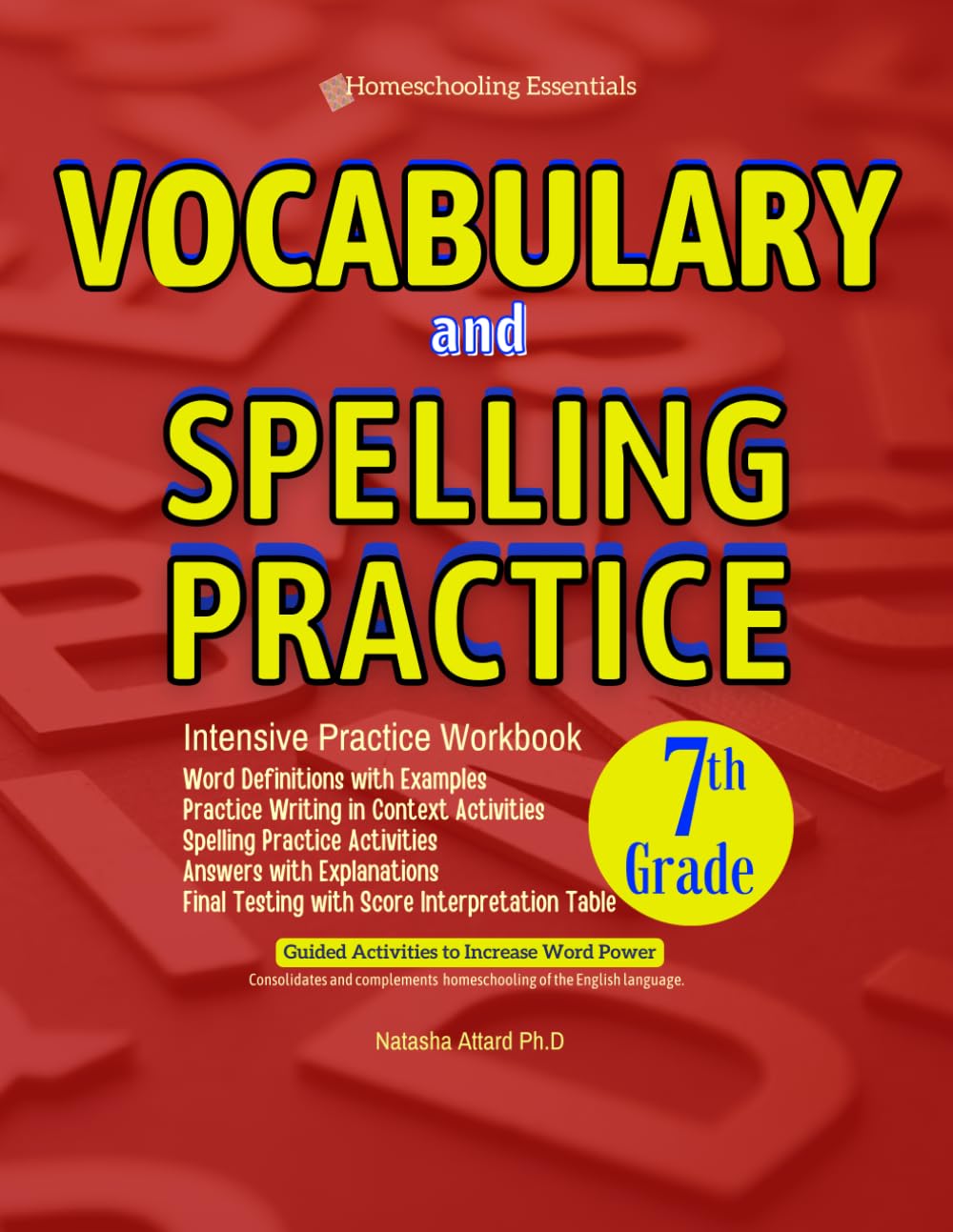 Amazon.com: Vocabulary and Spelling Practice Grade 7: Intensive ...