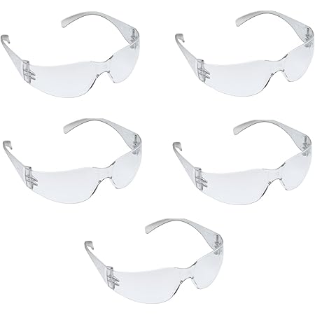3M Tekk 11329-00000-20 Virtua Anti-Fog Safety Glasses, Clear Frame and ...