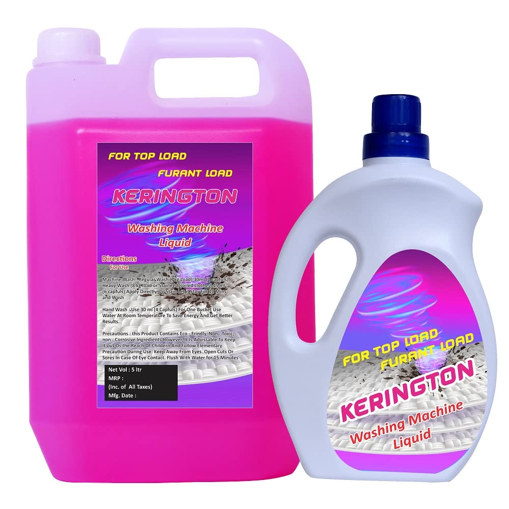 Buy Kerington Washing Machine Liquid Detergent For Top Load And Front ...