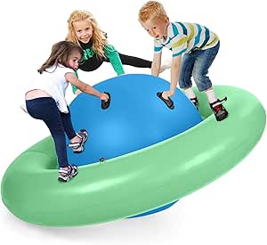 Amazon.com: HONEY JOY 8-Foot Inflatable Dome Rocker Bouncer, Giant Roll ...