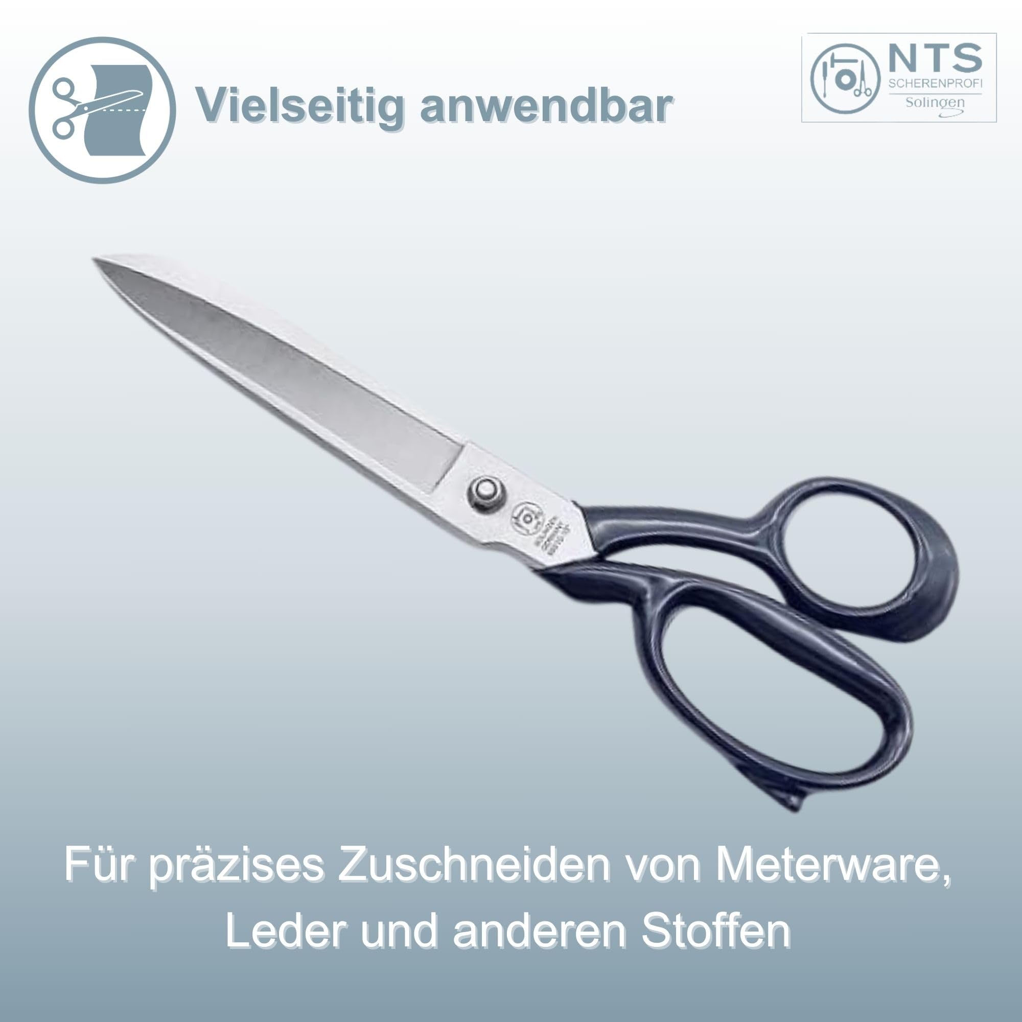 NTS-Solingen Professional Dressmaking Scissors, Fabric Scissors ...