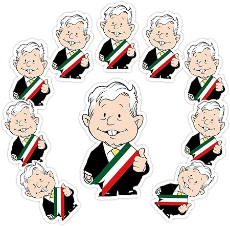 Amazon.com - 10 Pack Amlito Stickers AMLO Lopez Obrador Mexican ...