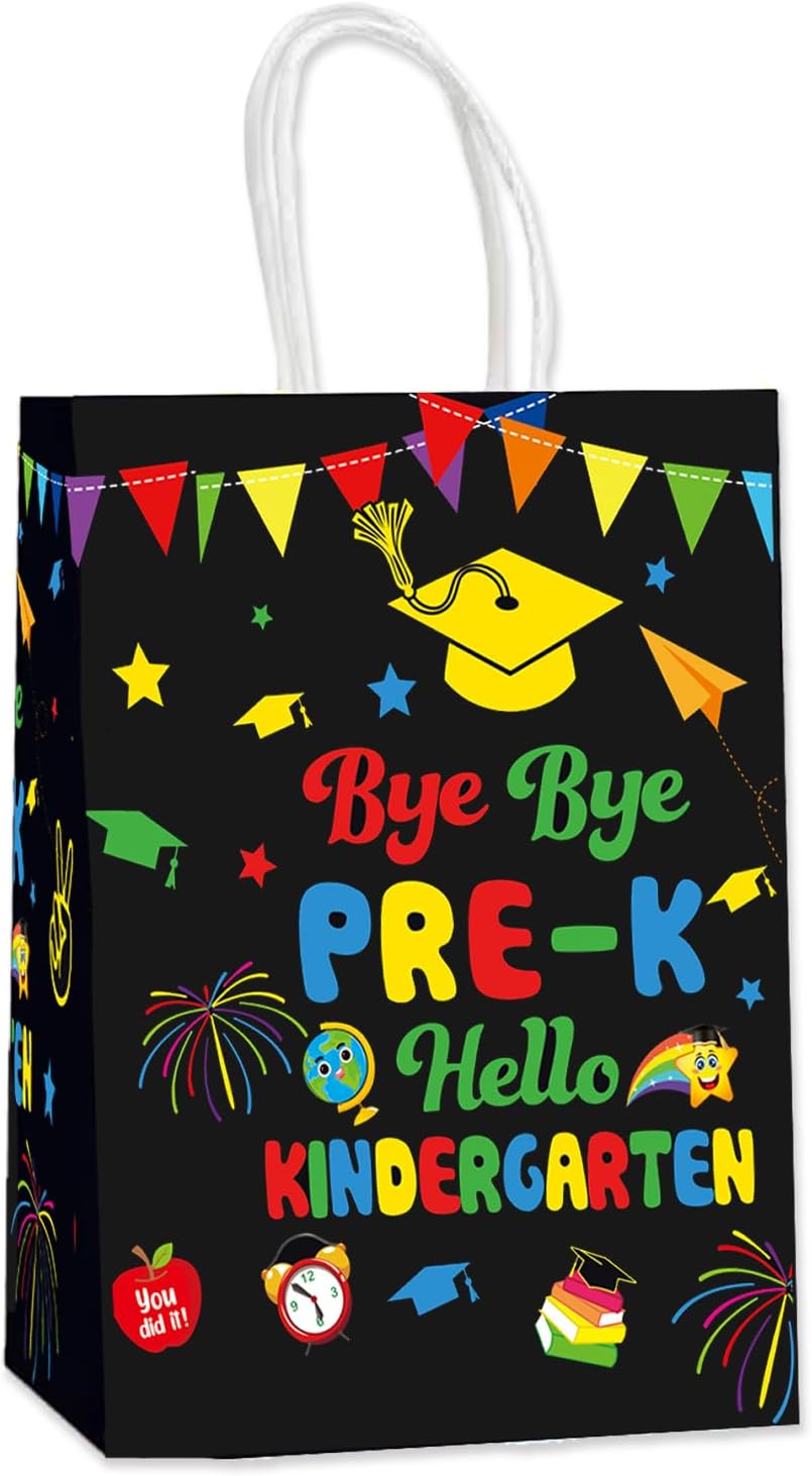 Amazon.com: Aisosiks PRE-K Graduation Gift Bags for Pre k Graduation ...