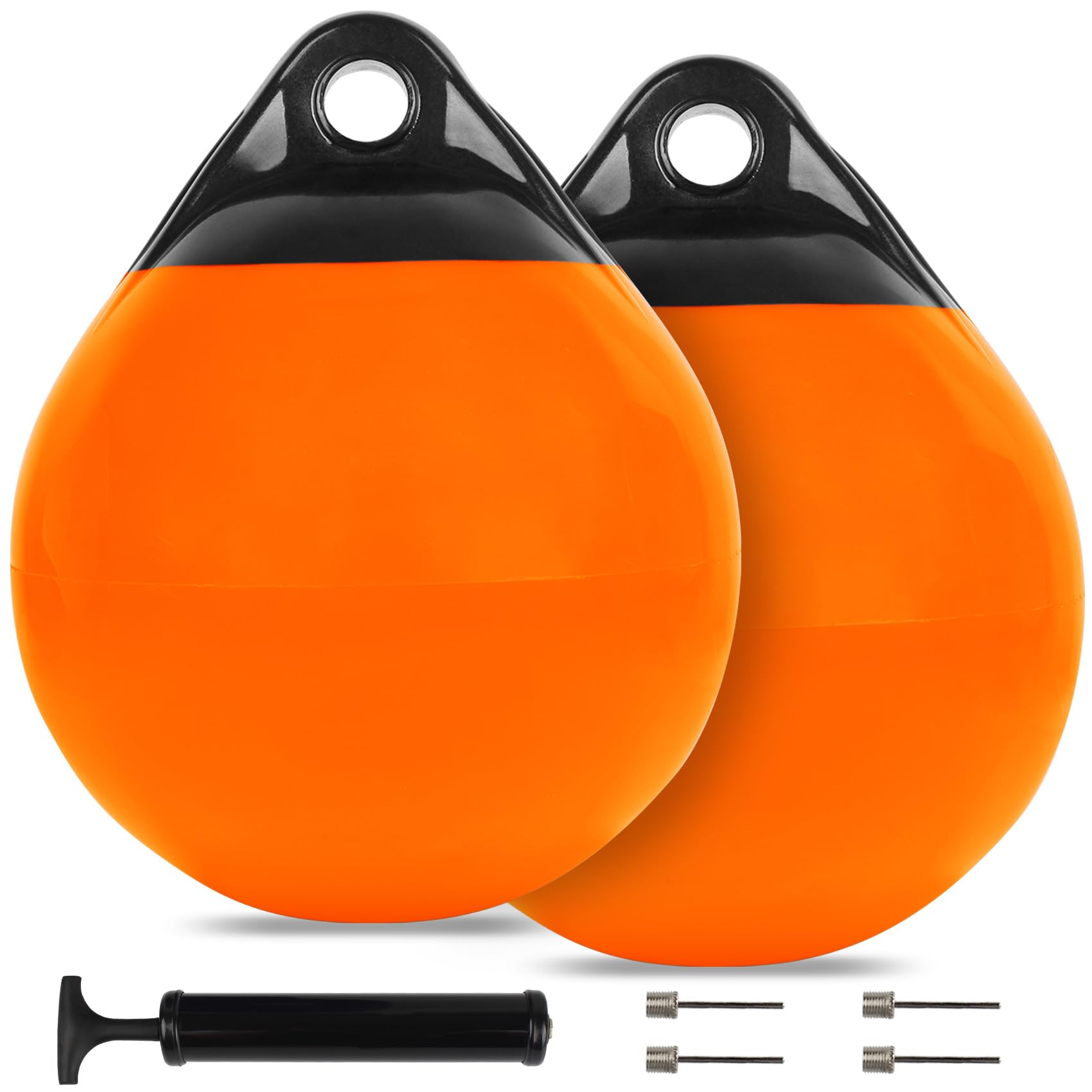 Snapklik.com : VEITHI 2 Pack 15 X 18 In Orange Mooring Buoy Boat Buoy ...