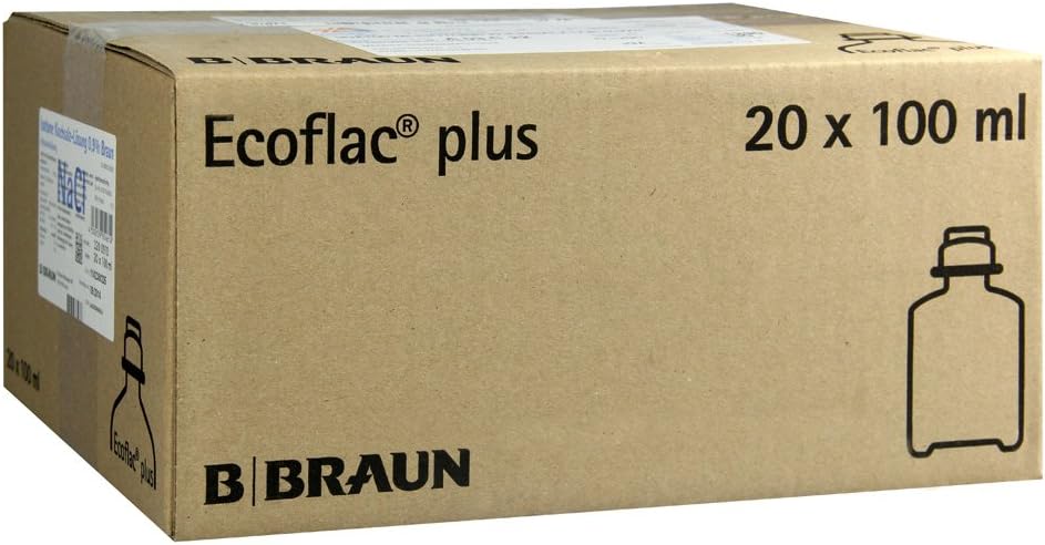 ISOTONE Kochsalz-Lösung 0,9% Braun Ecoflac Plus 20X100 ml : Amazon.de: Drogerie & Körperpflege