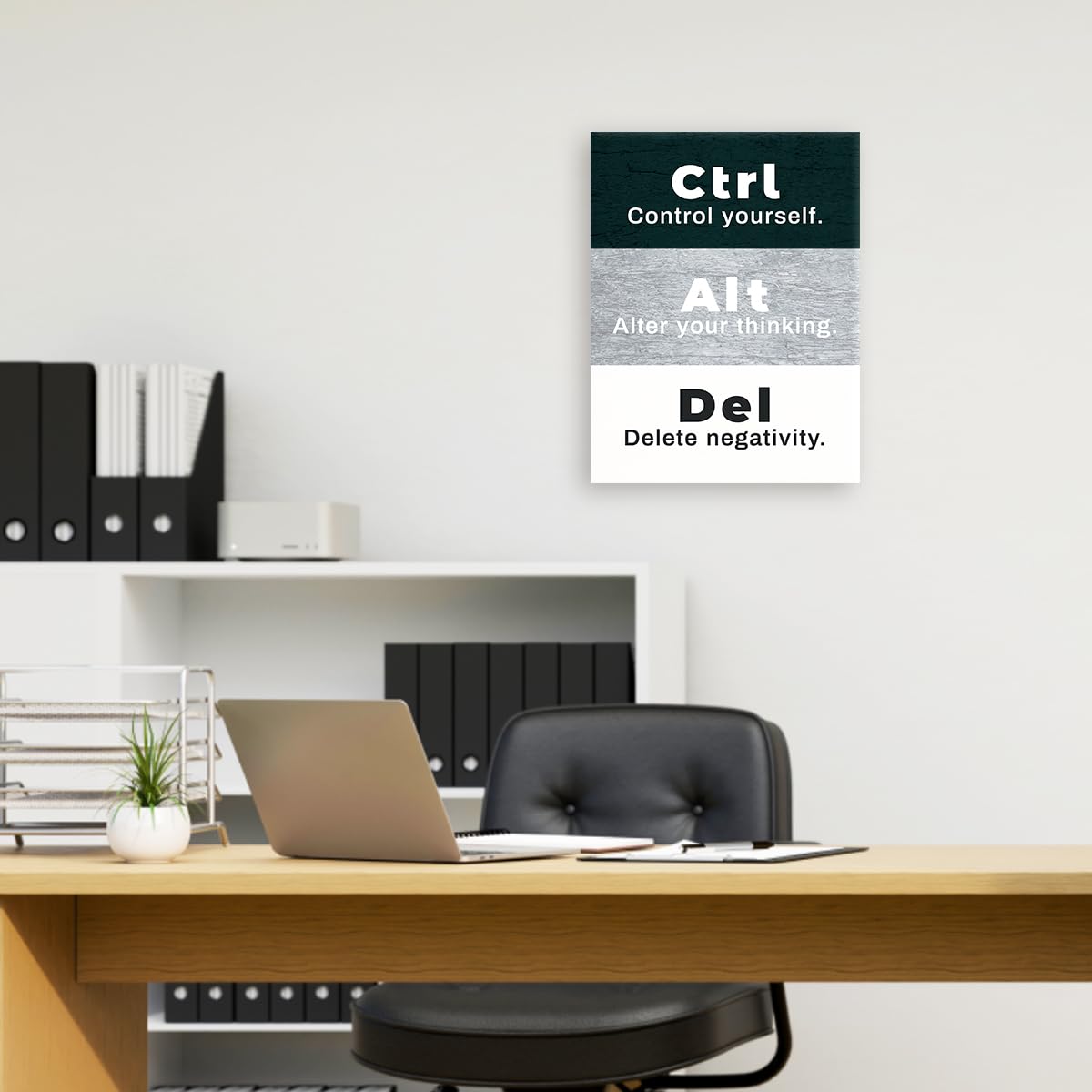 Snapklik.com : Ctrl Alt Del Wall Art,Control Yourself Alter Your ...