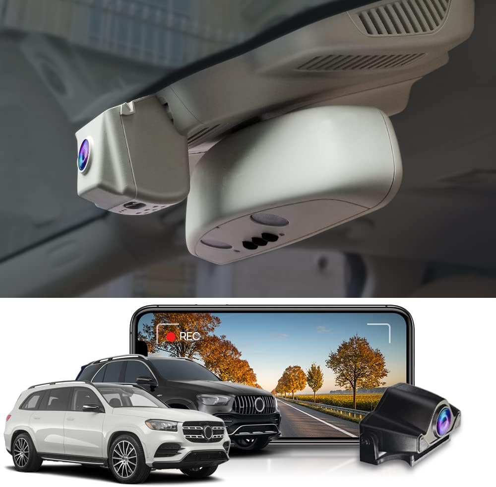 Amazon.com: Fitcamx 4K Front and Rear Dash Cam Suitable for Mercedes ...