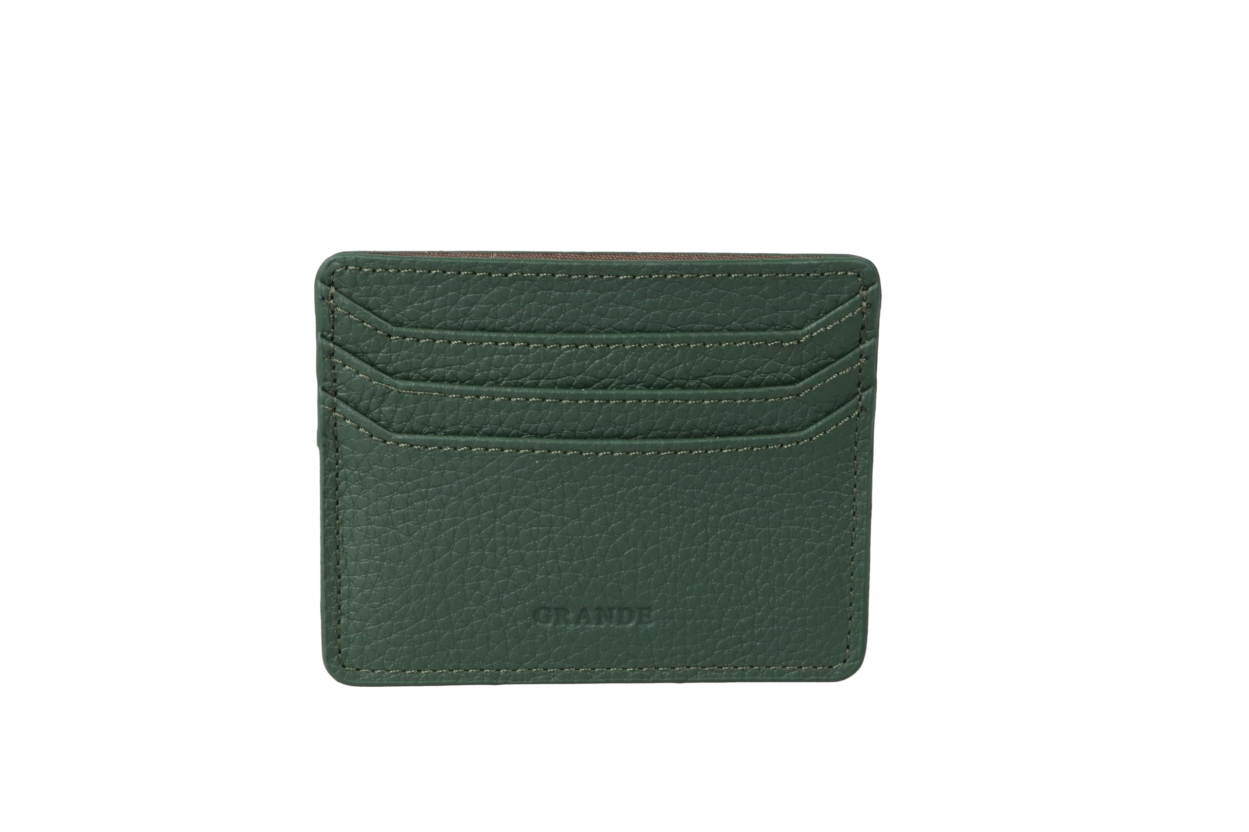 Amazon.com: grande 3633 Genuine Leather Card Holder For Women and Men ...