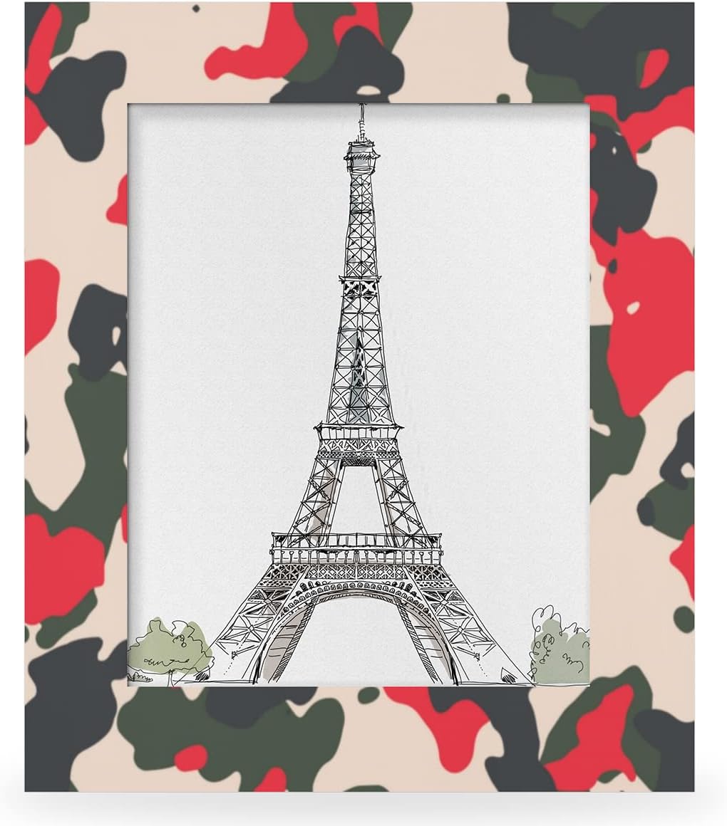 Amazon.com - Funky Qiu 8x10 Picture Frame Colorful Miltary Camo ...