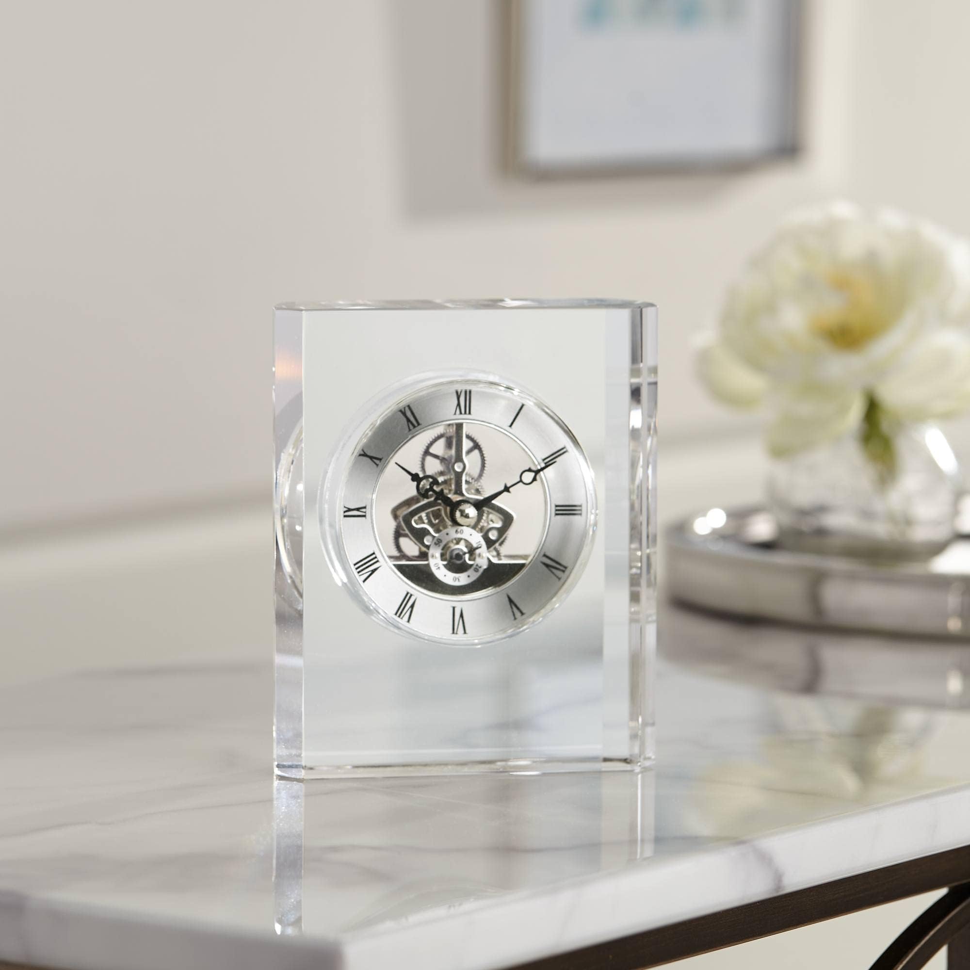Amazon.com: CARCHILE Luxury Rhinestone Alarm Clock Morning Call Super ...
