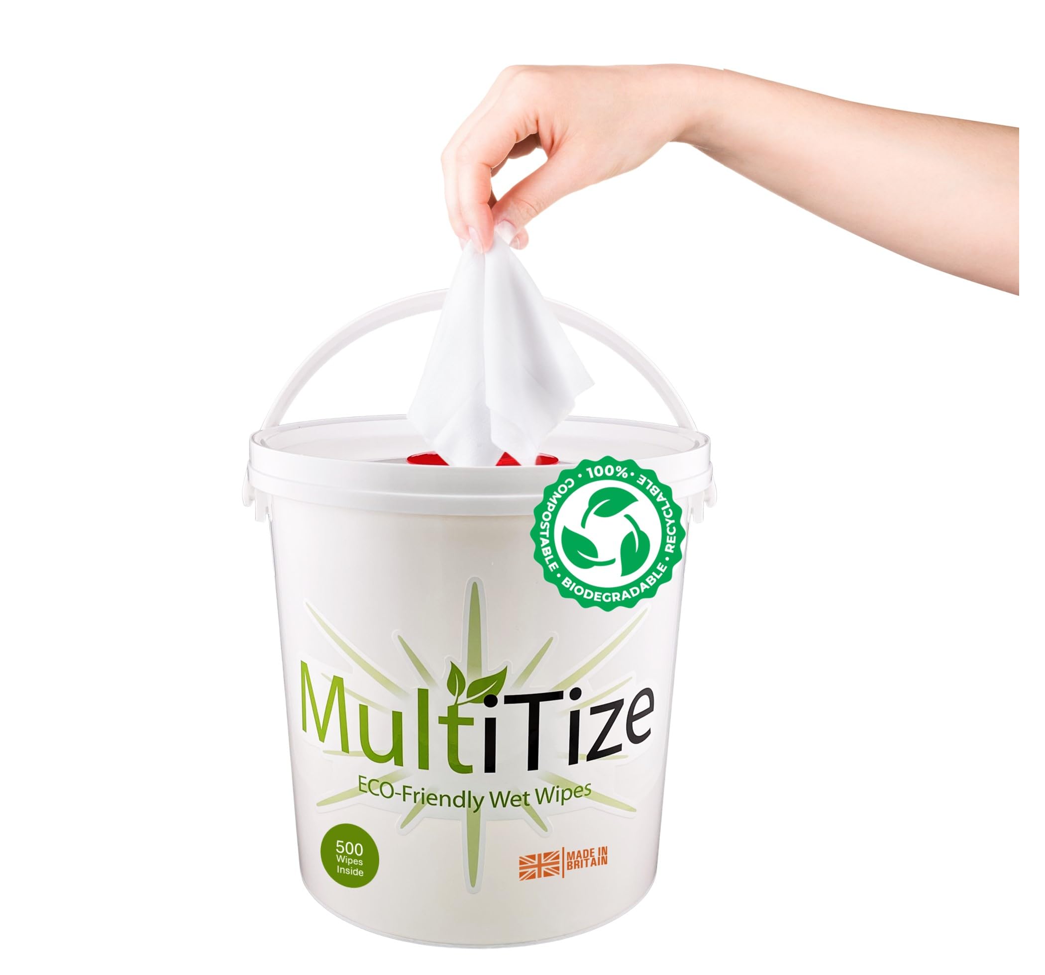 MultiTize Eco Friendly, Vegan, 100% Biodegradable, Antibacterial Multi ...