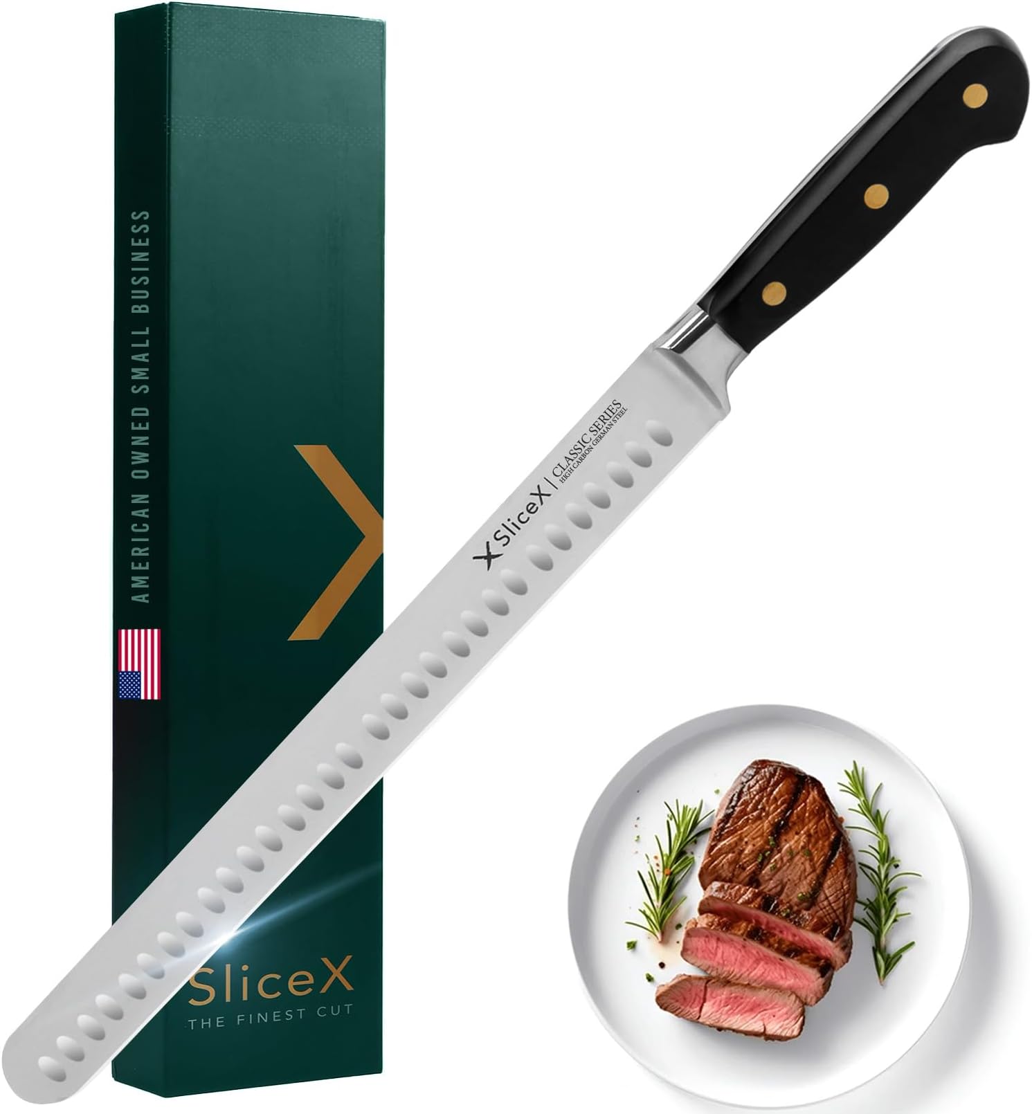 Amazon.com: SpitJack Smoked BBQ 6 Inch Curved Beef Brisket Trimming and ...