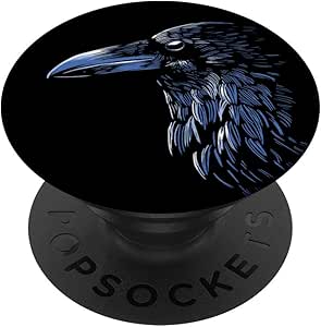 Amazon.com: Raven dead bird awesome Crow PopSockets PopGrip: Swappable ...