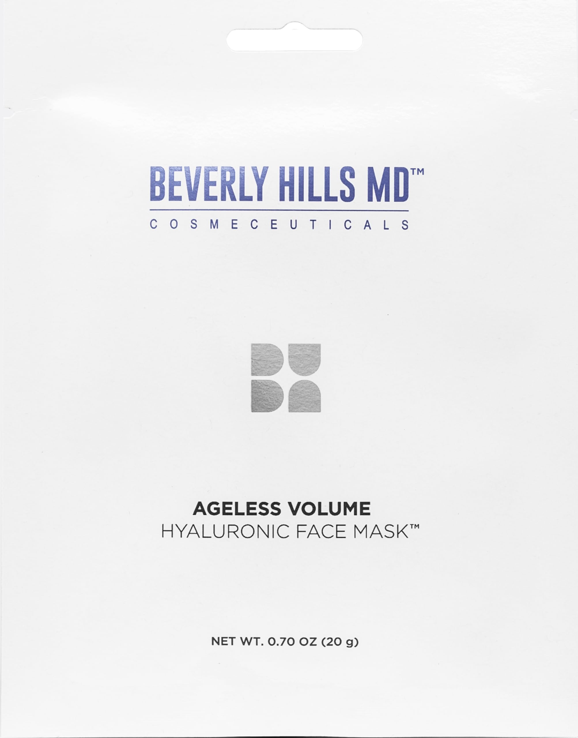 Amazon.com: Beverly Hills MD Ageless Volume Hyaluronic Face Mask ...