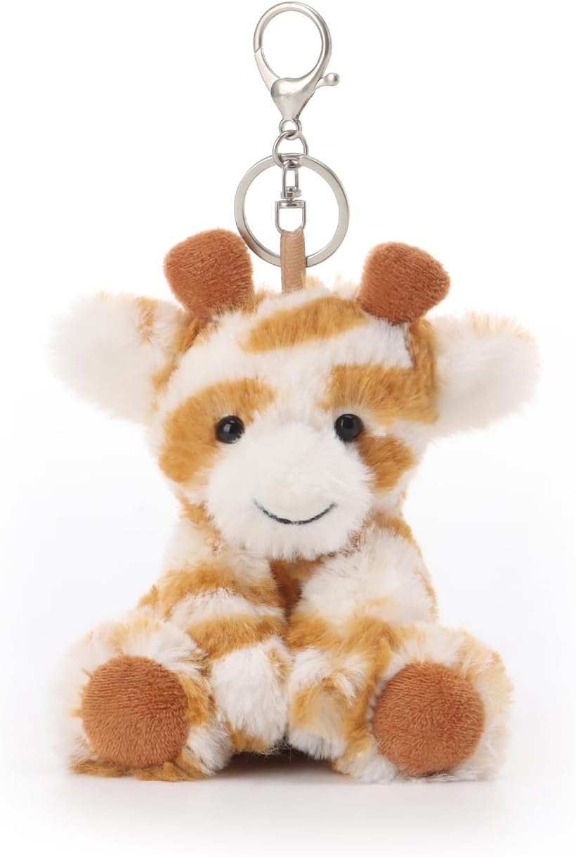 Amazon.com: Apricot Lamb Cute Toys Plush Classic Giraffe Stuffed Animal ...