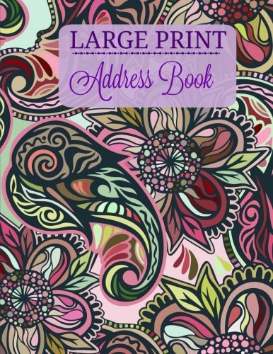 Large Print Address Book (Extra Large **8.5 X 11** Big Print Address ...