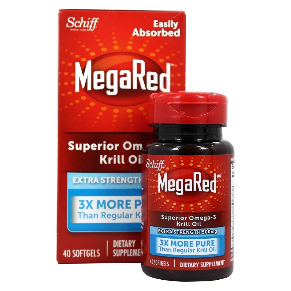 Amazon.com: Schiff MegaRed Softgels, Extra Strength, 45 Count : Health ...