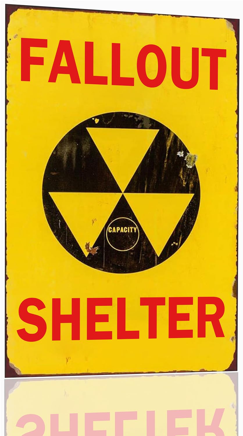 Amazon.com: Fallout Shelter Tin Sign Fallout Merchandise Decor Fallout ...