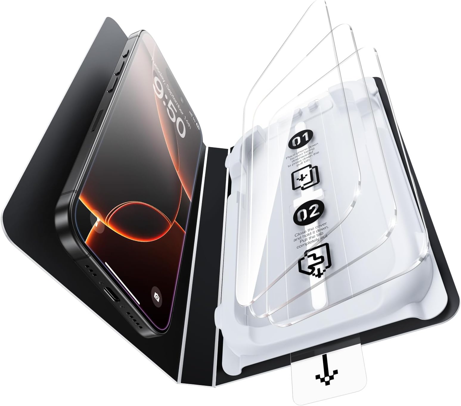 Amazon.com: SMARTDEVIL 3 Pack for iPhone 16 Pro Max Screen Protector ...