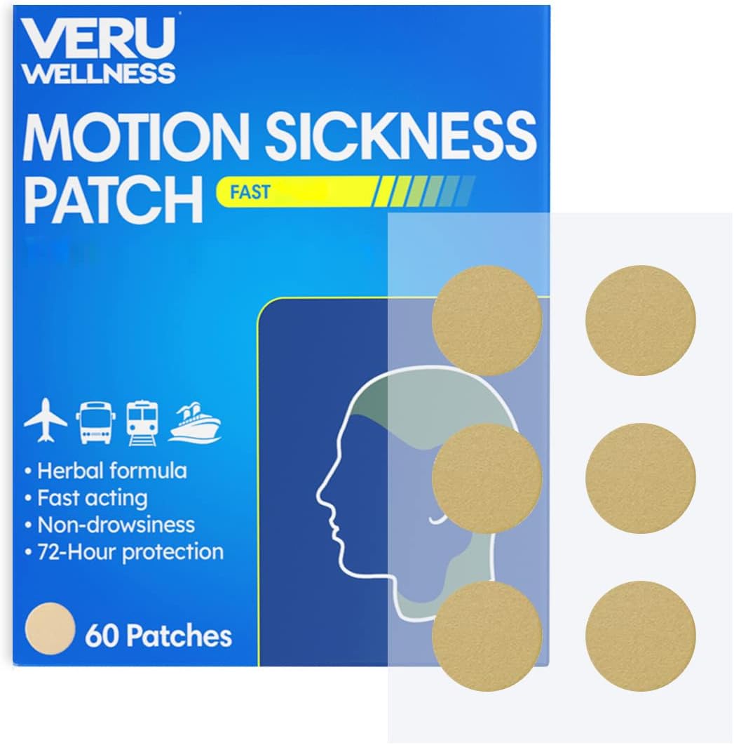 Amazon.com: Motion Sickness Patch - 60 Pack, Fast Acting -for for ...