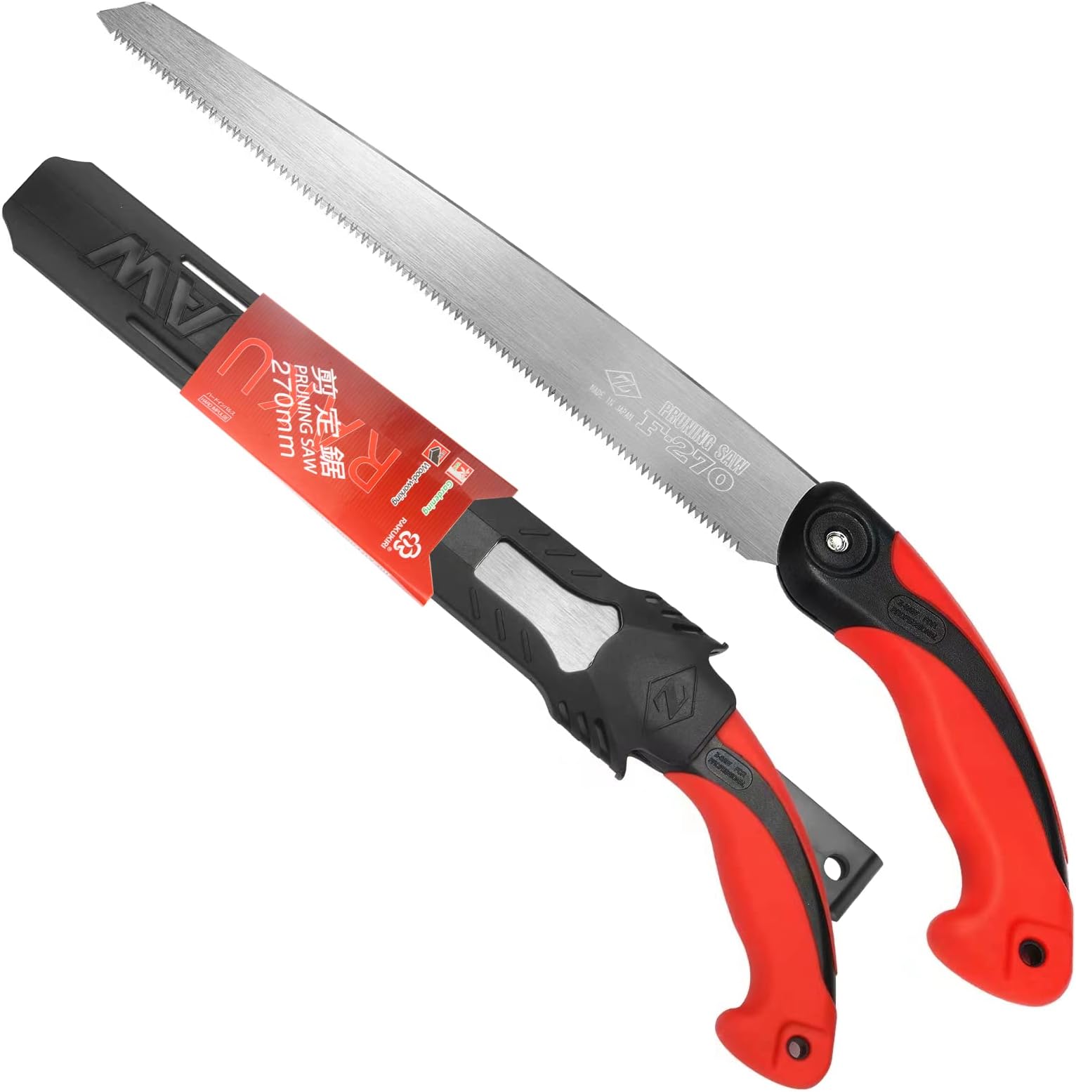 Amazon.com : Samurai Ichiban 13" (330mm) Curved Pruning Saw w/Scabbard ...