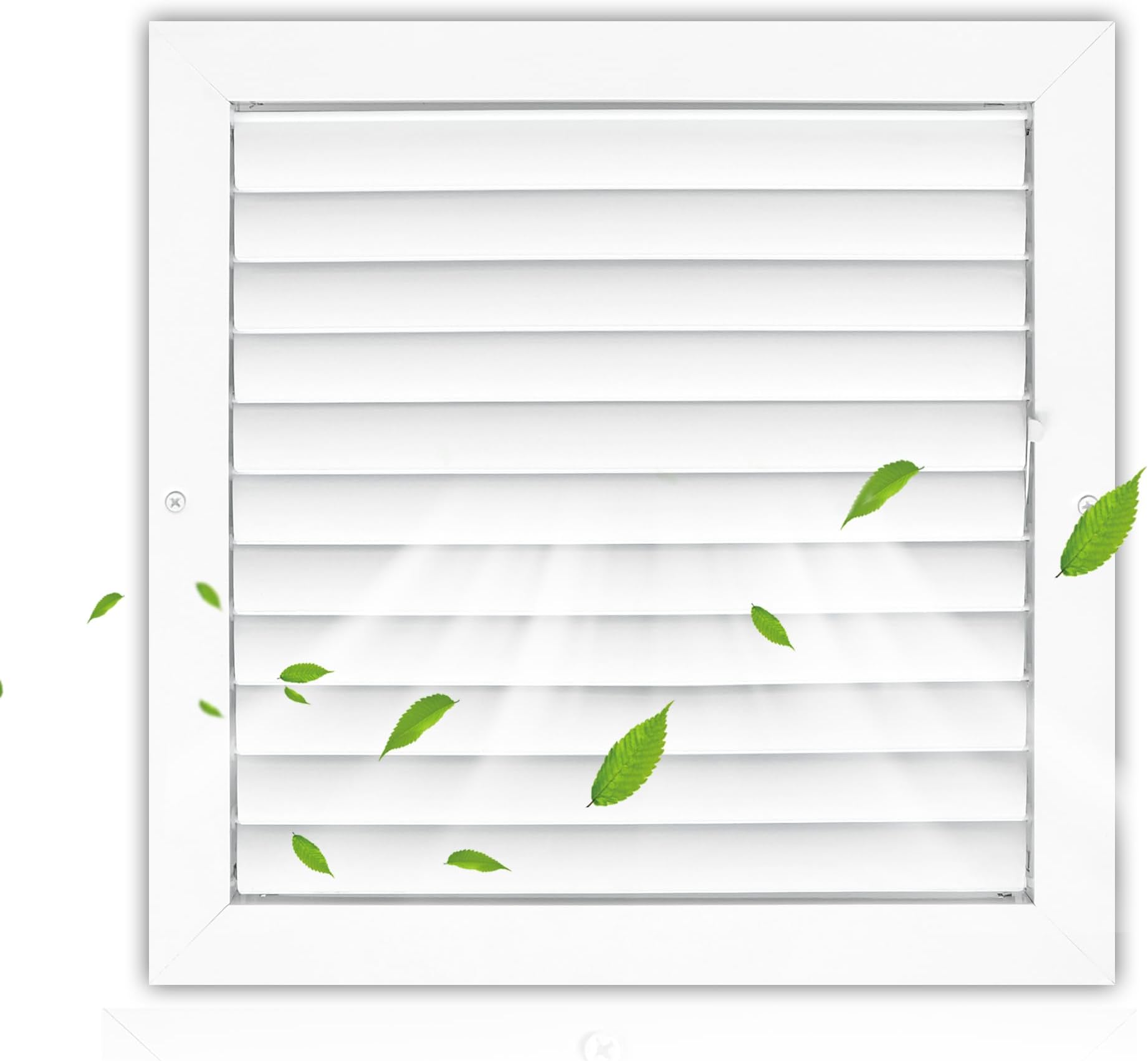 Aluminum 8 x 4 Inch 1-Way Air Duct Register Vent Cover for Ceiling and ...