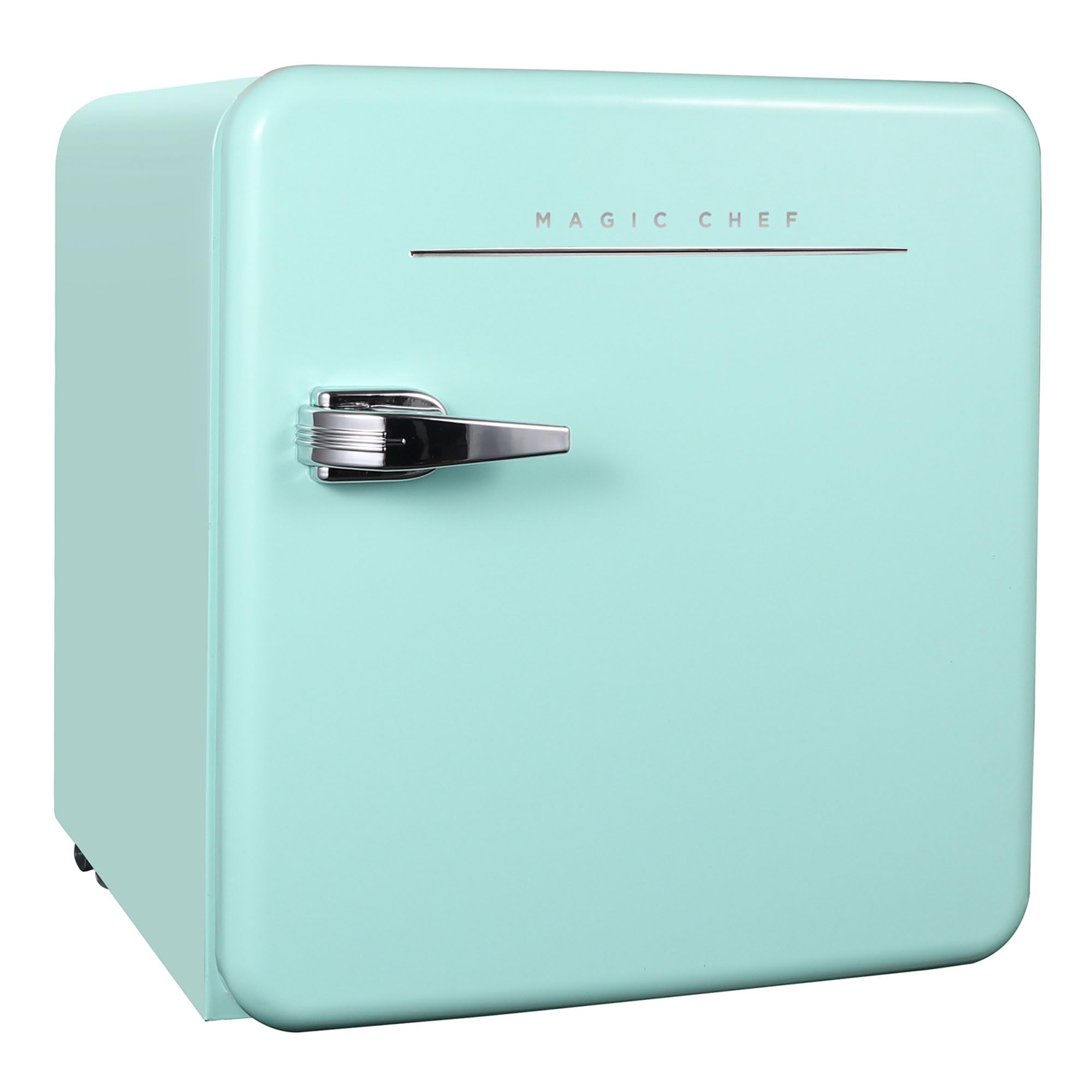 Amazon.com: Magic Chef 1.6 Cubic Feet Retro Style Mini Fridge with ...